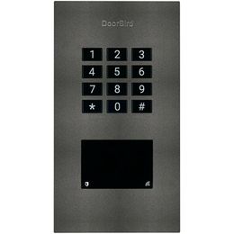 DoorBird T&uuml;r Controller &raquo;IP Zutrittskontrollsystem A1121 Unterputz, Edelstahl&laquo; grau Keypad Modul mit 12 hintergrundbeleuchteten Tasten