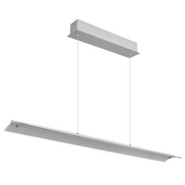 Globo LIGHTING LED-H&auml;ngeleuchte &raquo;MURIELLA&laquo; LED-Modul 1 Stk. Warmwei&szlig; H&ouml;henverstellbar, Esstisch, Esszimmer, Besprechungstisch silber
