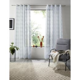 OTTO home Gardine &raquo;Sirii&laquo; &Ouml;sen 1 Stk. tlg. Halbtransparent, angenehme Haptik, mit Streifen, modern Polyester, Polyester