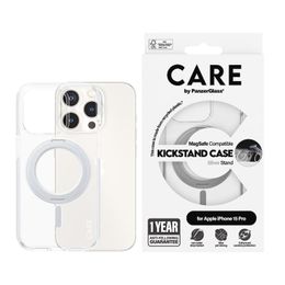 CARE by PanzerGlass Handyh&uuml;lle &raquo;Kickstand Case mit MagSafe f&uuml;r Apple iPhone 15 Pro&laquo; Backcover, Schutzh&uuml;lle, Handyschutzh&uuml;lle, Case, Schutzcase, 