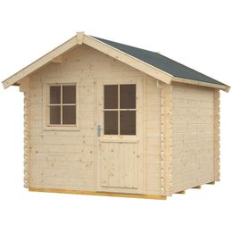 Skan Holz Gartenhaus &raquo;Porto 1&laquo; beige Holzwerkstoff