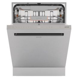 Gorenje Unterbaugeschirrsp&uuml;ler &raquo;GU673C65X&laquo; 9,5 l 16 Ma&szlig;gedecke TotalDry - auto. T&uuml;r&ouml;ffnung silber Selbstreinigungsprogramm