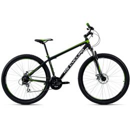 KS-Cycling KS Cycling Mountainbike &raquo;Xceed&laquo; 24 Gang Shimano Acera Schaltwerk Kettenschaltung f&uuml;r Herren, Kettenschaltung schwarz Mountainbike