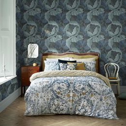 WILLIAM MORRIS AT HOME Vliestapete &raquo;Acanthus&laquo; Retro texturiert Design Tapeten blau Vlies