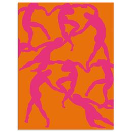 Artland Wandbild &raquo;Matisse - Der Tanz in pink-orange&laquo; Gruppen & Familien 1 Stk. tlg. als Alubild, Leinwandbild, Poster, Wandaufkleber in verschied. Gr&ouml;&szlig;en Alu 