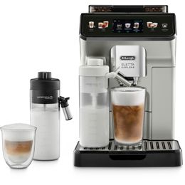 De'Longhi De'Longhi Kaffeevollautomat &raquo;Eletta Explore ECAM450.55.S - 40 Rezepte, hei&szlig;er & kalter Milchschaum&laquo; 3,5" Touch-Display, herausnehmbare Br&uuml;hgruppe, 