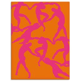 Artland Wandbild &raquo;Matisse - Der Tanz in pink-orange&laquo; Gruppen & Familien 1 Stk. tlg. als Alubild, Leinwandbild, Poster, Wandaufkleber in verschied. Gr&ouml;&szlig;en 