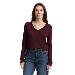 Tom Tailor Damen Tom Tailor V-Ausschnitt-Pullover &raquo;Regular&laquo; mit V-Ausschnitt L (40)