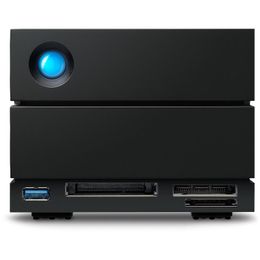 LaCie HDD-NAS-Festplatte &raquo;2big Dock Thunderbolt 3&laquo; 16 TB Anschluss DisplayPort SD-/CF-Kartensteckpl&auml;tze Thunderbolt 3 USB 3.2 Gen-2 schwarz Kompatibel