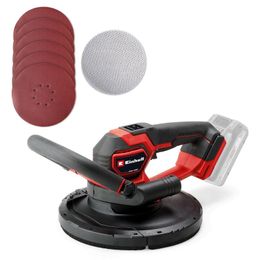 Einhell Akku-Trockenbauschleifer &raquo;Professional TP-DWS 18/225 Li BL Solo&laquo; Packung, 10 Stk. tlg. ohne Akku rot Funktionsschalter mit Feststelltaste f&uuml;r 