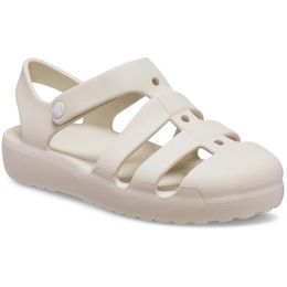 Crocs M&auml;dchen Badesandale &raquo;Classic Fisherman&laquo; Wassersandale, Badeschuh mit Klettverschluss beige 28