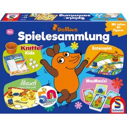 Schmidt Spiele Spielesammlung &raquo;Die Maus&laquo; mit 12 original 3D - Figuren bunt Spielesammlung