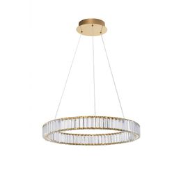 NOVA LUCE LED-H&auml;ngeleuchte &raquo;AURELIA&laquo; LED-Modul 1 Stk. Warmwei&szlig; gold