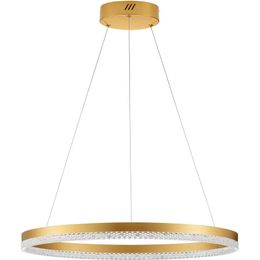 NOVA LUCE LED-H&auml;ngeleuchte &raquo;ADRIA&laquo; LED-Modul 1 Stk. Warmwei&szlig; gold