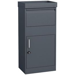 WESTMANN Briefkasten &raquo;Stahl-Paketbox Piet&laquo; Anthrazit, 50x37x105 cm grau Metall, Stahl