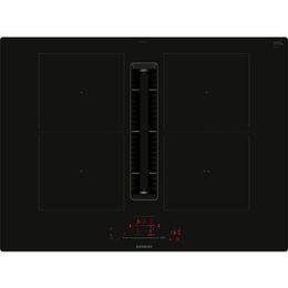 Siemens Kochfeld mit Dunstabzug &raquo;ED711HQ26E&laquo; mit Flachkanal schwarz Kochfeld mit Dunstabzug