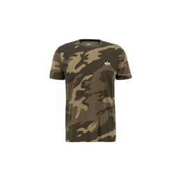 Alpha Industries Damen T-Shirt &raquo;Basic T-Shirt SL Camo&laquo; L