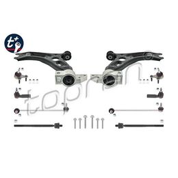 TOPRAN Lenkersatz, Radaufh&auml;ngung t+ 115 799 vorne rechts links mit Anbaumaterial f&uuml;r SKODA VW SEAT CUPRA AUDI PORSCHE VAG 1K0498KIT01