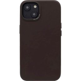 Decoded Handyh&uuml;lle &raquo;Leather Backcover iPhone 14&laquo; iPhone 14 braun Leder Kabelloses Laden und Laden via MagSafe ohne die H&uuml;lle zu entfernen