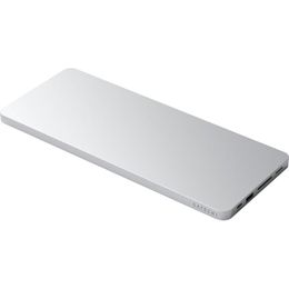 Satechi Computer-Adapter &raquo;USB-C Slim Dock for 24" iMac&laquo; USB-C zu MicroSD-Card SATA SD-Card USB 2.0 USB Typ A USB Typ C 34 cm silber Aluminium Kompatible SSDs: