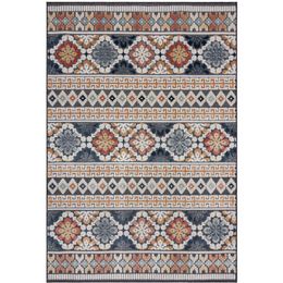 FLAIR RUGS Teppich &raquo;Aster&laquo; rechteckig 2 mm H&ouml;he Outdoor geeignet, Hoch-Tief Effekt bunt Kunstfaser