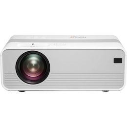 Technaxx LED-Beamer &raquo;TX-127&laquo; (2.000 lm 1000:1 1280 x 720 px) bunt Wiedergabe von Video-, Foto- und Audiodateien &uuml;ber USB, MicroSD oder externe Festplatte