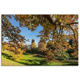 Artland Wandbild &raquo;Kr&ouml;peliner Tor in der Hansestadt Rostock&laquo; Geb&auml;ude 1 Stk. tlg. als Alubild, Leinwandbild, Poster, Wandaufkleber in verschied. Gr&ouml;&szlig;en Leinwand