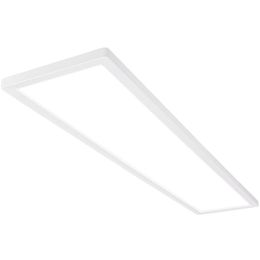 Briloner Leuchten LED Panel &raquo;Slim&laquo; LED-Modul Neutralwei&szlig; LED Deckenlampe, ultraflach, Backlighteffekt, Wohnzimmer, Schlafzimmer wei&szlig;