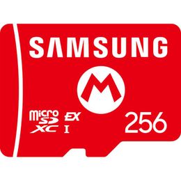 Speicherkarte &raquo;microSDXC EXPRESS 256 GB (Mario Design)&laquo; (256 GB ) rot