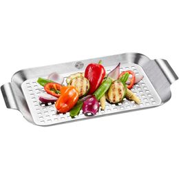 Gefu Grillpfanne &raquo;BBQ&laquo; Edelstahl 1 Stk. tlg. silber