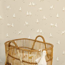 Little Dutch Vliestapete &raquo;Little Goose&laquo; glatt Design Tapeten Vlies
