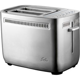 SOLIS OF SWITZERLAND 2-in-1-Toaster &raquo;Sandwich Toaster (Typ 8003)&laquo; 2 kurze Schlitze 1635 W 2 in 1 Toaster und Sandwichmaker silber 2-in-1-Toaster