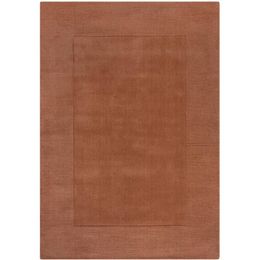 FLAIR RUGS Wollteppich &raquo;Tuscany&laquo; rechteckig 8 mm H&ouml;he orange Wolle