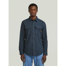 G-Star Raw G-Star Herren G-STAR Langarmshirt &raquo;Marine Slim Hemd&laquo; M