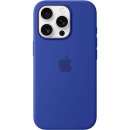 Apple Smartphone-H&uuml;lle &raquo;iPhone 16 Pro Silikon Case mit MagSafe&laquo; iPhone 16 Pro 16,0 cm (6,3 Zoll) blau Mikrofaser, Silikon Speziell f&uuml;r das iPhone 16 Pro 