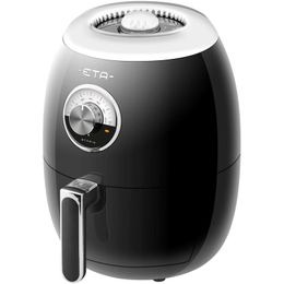 2THETA eta Hei&szlig;luftfritteuse &raquo;ETA617290020 Storio&laquo; 1350 W Fassungsverm&ouml;gen 3 l schwarz Hei&szlig;luftfritteuse