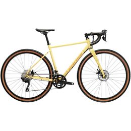 Gravelbike &raquo;KROSS Gravelbike Esker 4.0 28" gelb&laquo; 20 Gang Shimano GRX RX400 Schaltwerk Kettenschaltung gelb Gravelbike