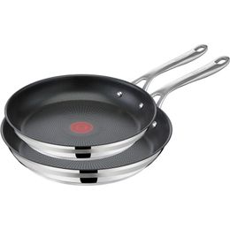 Tefal Pfannen-Set &raquo;Jamie Oliver Cook Smart&laquo; Edelstahl Set, Pfannen 24/28 cm, 2 Stk. tlg. Antihaftversiegelung, Induktion, Thermo-Signal, sp&uuml;lmaschinenfest 