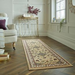 FLAIR RUGS L&auml;ufer &raquo;Sherborne&laquo; rechteckig 8 mm H&ouml;he beige Kunstfaser