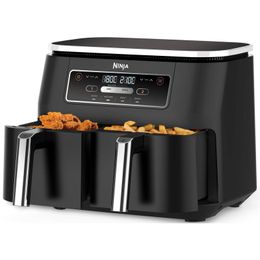 Ninja Hei&szlig;luftfritteuse &raquo;AF200EU Foodi&laquo; 2400 W 4-in-1 Dual Zone, 7,6 L schwarz Hei&szlig;luftfritteuse