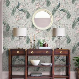 Laura Ashley Vliestapete &raquo;BELVEDERE&laquo; floral glatt Design Tapeten Vlies