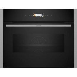 Neff Backofen mit Mikrowelle N 70 &raquo;C24MR21N0&laquo; mit EasyClean AirFry-Funktion grau Backofen mit Mikrowelle