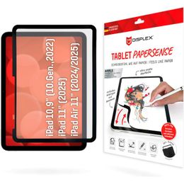Displex Displayschutzfolie &raquo;Tablet PaperSense&laquo; f&uuml;r Apple iPad 10,9" (10. Gen., 2022);Apple iPad 11" (2025);Apple iPad Air 11" (2024/2025) Schreiben wie auf 