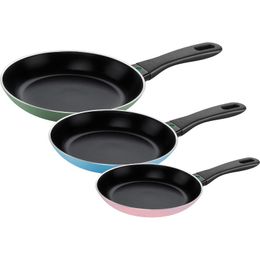 Ballarini Pfannen-Set &raquo;Bratpfanne Caprera&laquo; Aluminium Set, 1 Bratpfanne 28 cm, 1 Bratpfanne 24 cm, 1 Bratpfanne 20 cm, 3 Stk. tlg. Keramikbeschichtung,