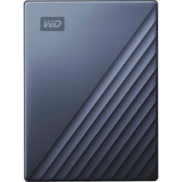 Western Digital WD externe HDD-Festplatte &raquo;My Passport Ultra&laquo; 4 TB Anschluss USB 3.0 blau Metall WD Discovery zum Planen automatischer Backups