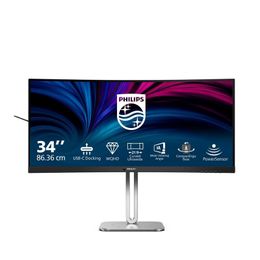 Philips LED-Monitor &raquo;34B2U5600C&laquo; 86,4 cm/34 &prime;&prime; 3440 x 1440 px WQHD 4 Reaktionszeit 120 Hz H&ouml;he, Drehung, Neigung grau Neigungs-, Dreh-, und H&ouml;henverstellung, 