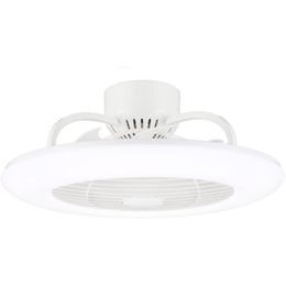 Sonnenk&ouml;nig Deckenventilator &raquo;Orbit, Leistung 75W, Laufruhig, 1 / 2 / 4 h Timer, Fernbedienung&laquo; 3 Stufen, Memory Funktion, LED-Licht in 3 Stufen wei&szlig;