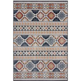 FLAIR RUGS Teppich &raquo;Aster&laquo; rechteckig 2 mm H&ouml;he Outdoor geeignet, Hoch-Tief Effekt bunt Kunstfaser