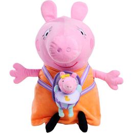 Simba Pl&uuml;schfigur &raquo;Peppa Pig - Mama Wutz mit Evie, 33 cm&laquo; rosa Pl&uuml;schfigur