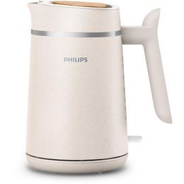 Philips Wasserkocher &raquo;HD9350/90 Eco Conscious Collection&laquo; 1,7 l 2200 W Trockengehschutz, aus biobasiertem Kunststoff, Seidenwei&szlig; matt wei&szlig; Wasserkocher